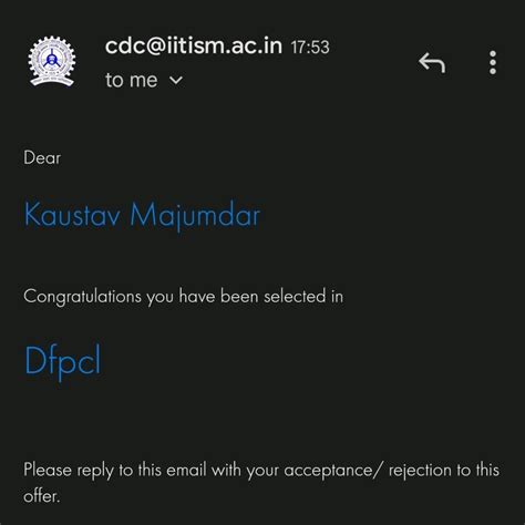 Kaustav Majumder On Linkedin Career Dmsiitismdhanbad Iitismdhanbad