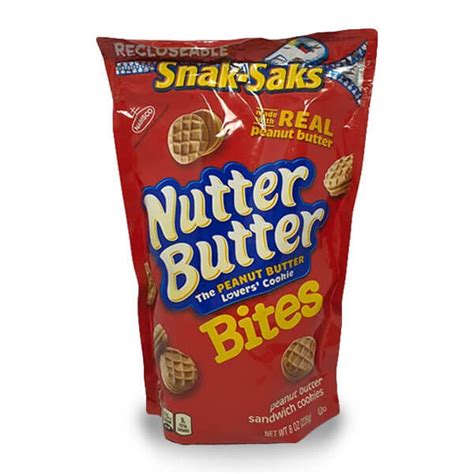SMR Chocolates Nutter Butter Snack Saks Peanut Butter Bites 226 G