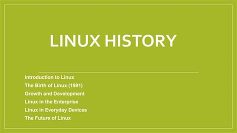 Linux Historypptx