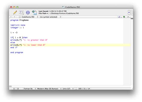 Tutoriel Fortran