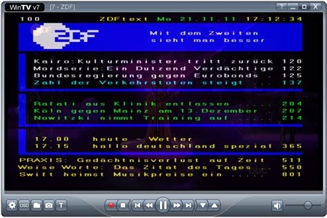 Hauppauge De Wintv V7 Tv Applikation Wintv 7
