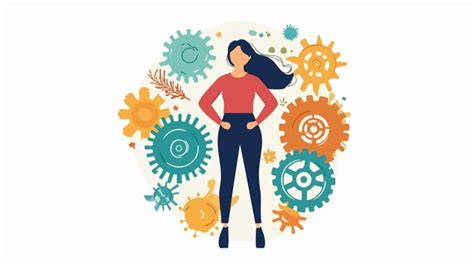 Woman Standing On Three Alternative Ways Concept Premium Ai Generated