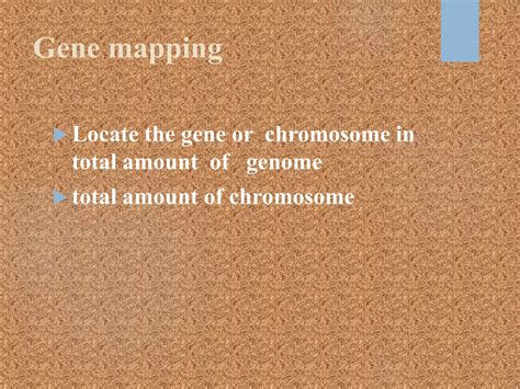 Gene Mapping Ppt