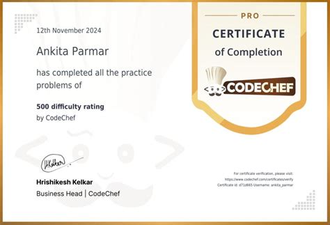 Ankita Parmar On Linkedin Codingjourney Codechef Java
