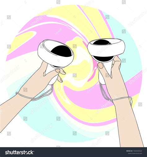 Vr Controller Hand Images Stock Photos Vectors Shutterstock