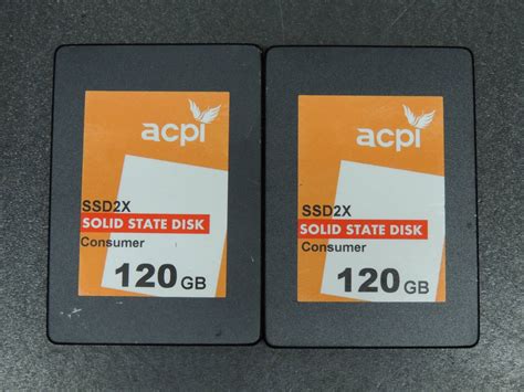 Yahoo オークション 【2台まとめ売り 検品済み】acpi Ssd2x Ssd 120g