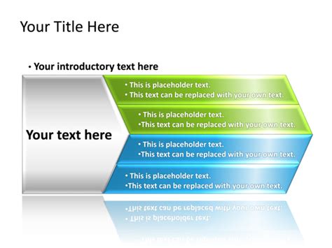 PowerPoint Slide Text Box Diagram Multicolor Text Boxes TG CrystalGraphics