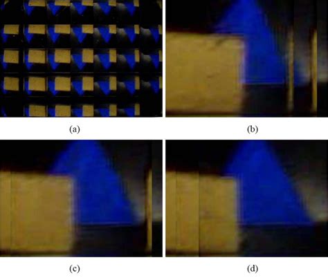 A The Elemental Images Array B The Reconstructed View From The 3 Download Scientific