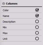 Legend Widgets Display Design Measure Dewesoft X Manual EN