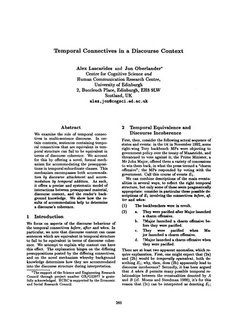 pdf temporal connectives in a discourse context