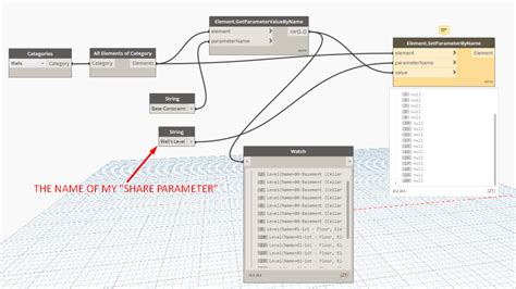 Base Constraint Walls Parameters Revit Dynamo
