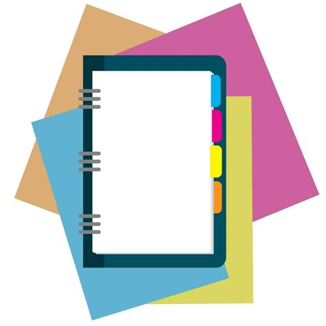 Notepad Paper Sheet Whith Place For Text 36142021 Vector Art At Vecteezy