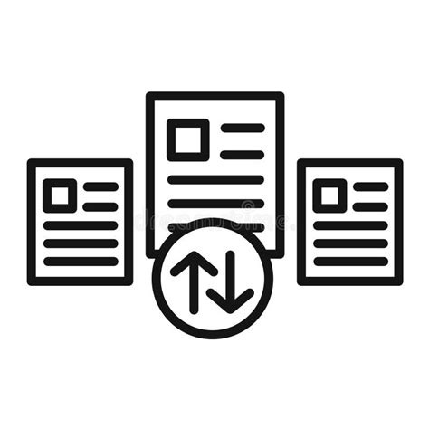 Case Priority Icon Black And White Vector Sign Stock Illustration