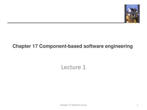 ppt chapter 17 component based software engineering powerpoint