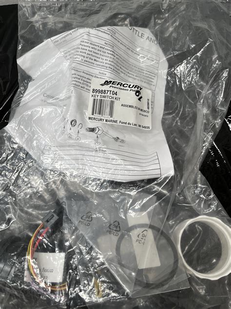 Mercury Key Switch Kit 899887t04 Marine Engineering Services
