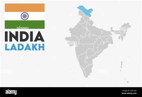 Ladakh Map Image1 State Of India Republic Of India Government