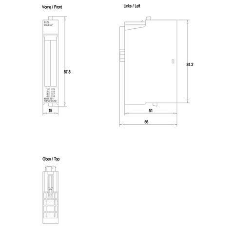 SIMATIC ET200S 8 X Digital Input Module 6ES7131 4BF00 0AA0 DamenCNC B V