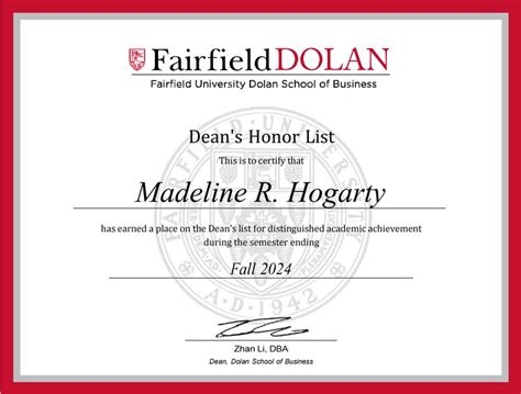 I Am Very Excited To Announce That I Earned A Spot On The Deans List
