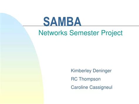 ppt samba powerpoint presentation free download id 6646204