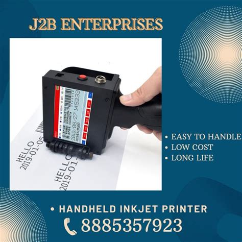 Polished 100 500kg Electric Handheld Batch Coding Machine For Pouch