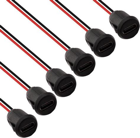 Usb C Aansluiting 2 Draads Inbouw Type C Aansluiting 2 Polige Usb Inbouwbus Voor Bol