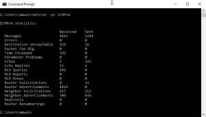 IPv6 Windows Command Line Examples CellStream Inc