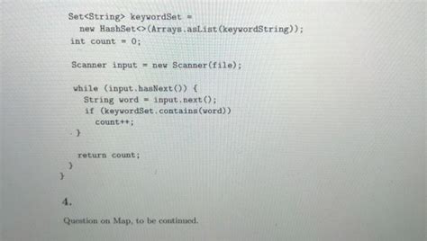 Solved 3 Project The Program Given Below Count Keywords