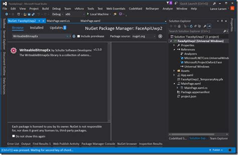 azure cognitive services universal windows uwp face detection