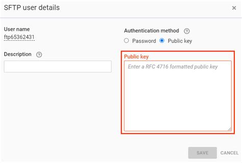 Manage Sftp Users Monetate Knowledge Base