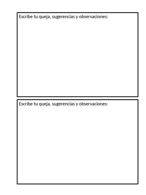 Hoja De Observaciones Para Los Alumnos Pdf