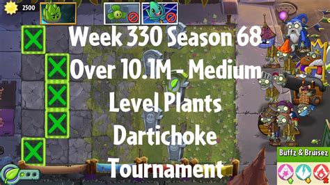 Over 101m Dartichoke Tournament Pvz2 Arena Week 330 S68 Medium