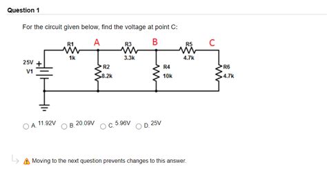 solved question 1 for the circuit given below find the