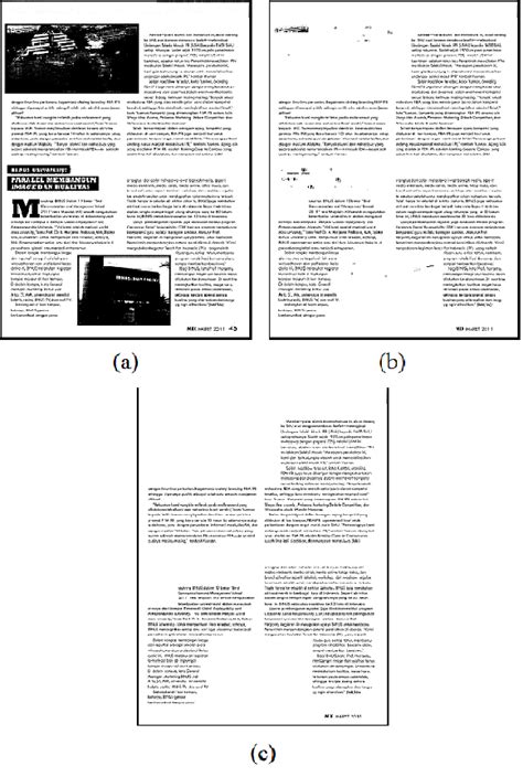 A Original Image B Text Segmentation Result Of Counting Only The Download Scientific