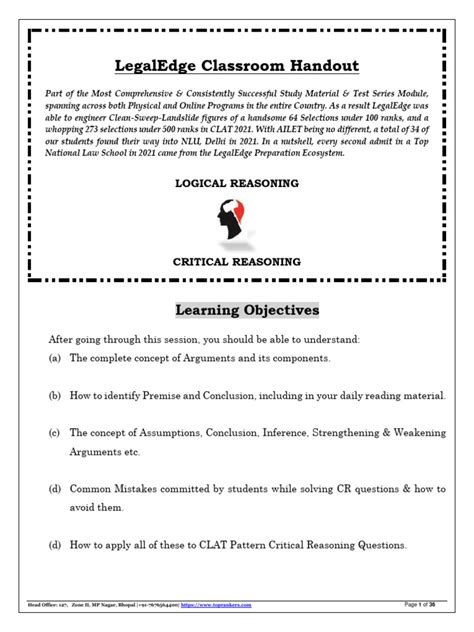 Cr Essential Basics Concept Legal Edge Pdf Argument Inference