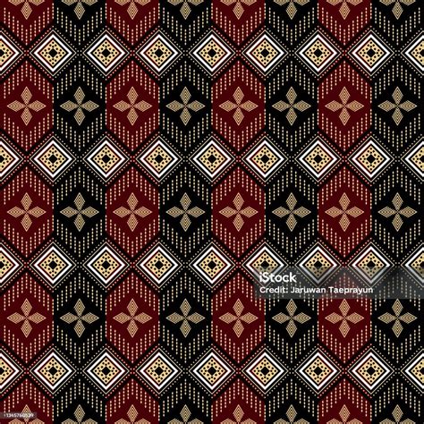 네이비 블루 기하학적 민족 동양 원활한 패턴 타이어 전통 디자인 배경 카펫 벽지 의류 포장 바틱 직물 벡터 일러스트자수 스타일 0명에 대한 스톡 벡터 아트 및 기타 이미지