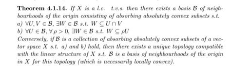 Solved Prove This Theorem Where X Is A Locally Convex