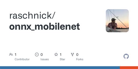 GitHub Raschnick Onnx Mobilenet