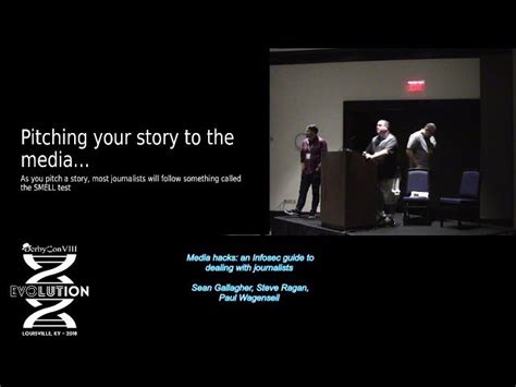 Conference Talks Talk Media Hacks An Infosec Guide To Dealing With