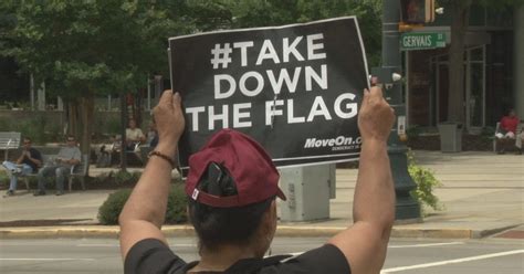 Protesters Continue To Ask For Flag Removal