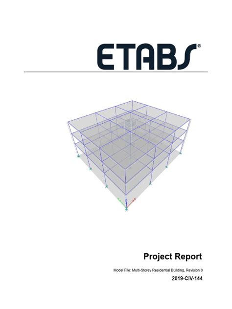 Multistory Building Analysis Report Pdf