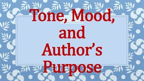 Lesson Plan On Identifying Authors Purpose Docx