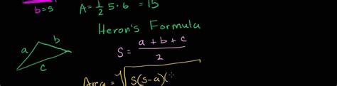 How To Use Herons Formula Math Wonderhowto