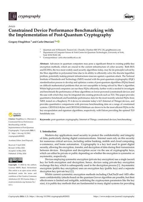 pdf constrained device performance benchmarking with the