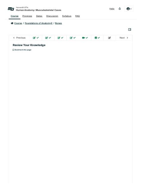 Review Question Bones Foundations Of Anatomyx Human Anatomy