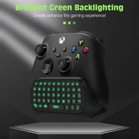 ☎ Game Mini Backlight Keyboard For Xbox One Series X S Wireless Chatpad Message Keypad With