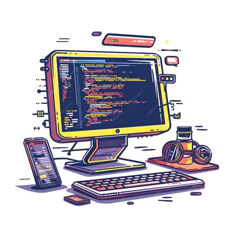 A Sleek Programming System And Code Review Icon With Ample Copy Space