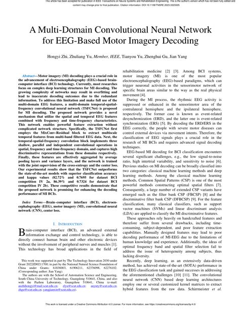 pdf a multi domain convolutional neural network for eeg based motor