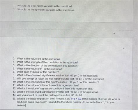 solved question 2 enter the following data set into spss