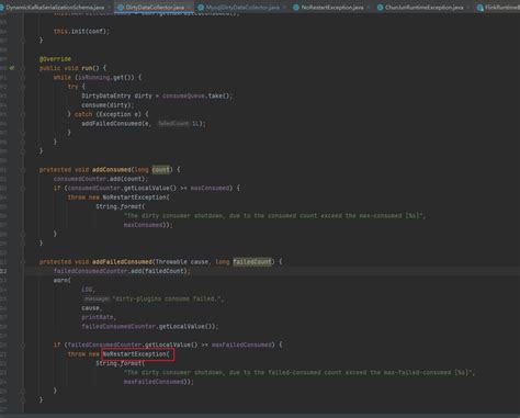 Bug Chunjun Core Failedconsumedcounter达到阈值后不能停止任务 · Issue 1484