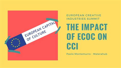 Paolo Montemurro On Linkedin Creativeindustries Culture Creativity Europe Ecbn